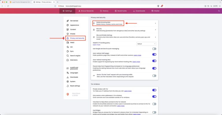 How to Clear Cache in Brave - RunSensible Help Center